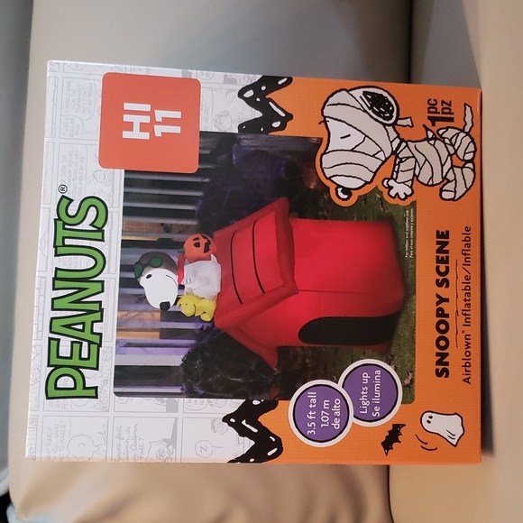 Peanuts | Holiday | Peanuts Airblown Inflatable Snoopy And Woodstock ...